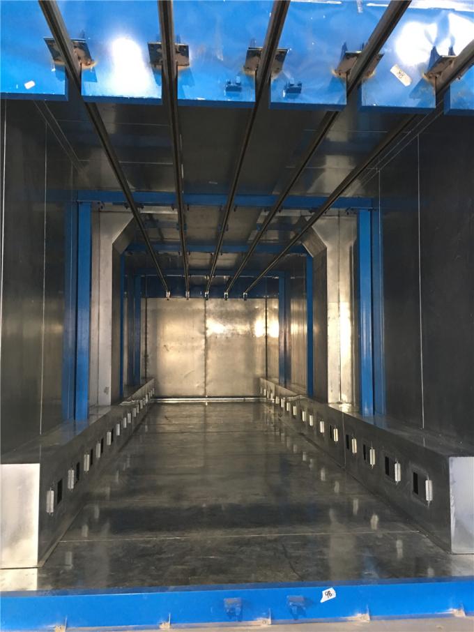 Rock Wool Panel Powder Coating Oven And Booth For Aluminium Profiles