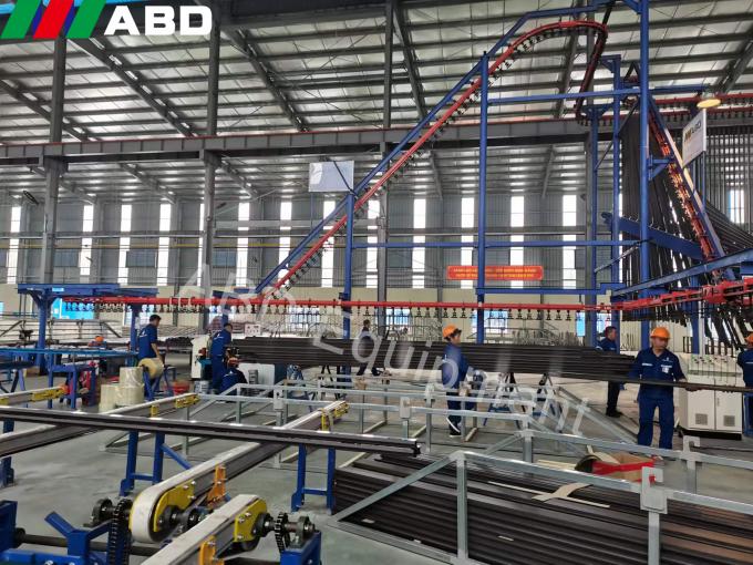 Metal Aluminum Vertical Powder Coating Line 1000T To 2000T/ Month