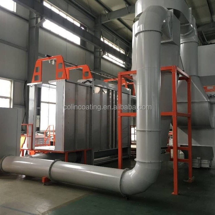 CE Fast Color Change Booth Powder Coating Production Line With Powder ...