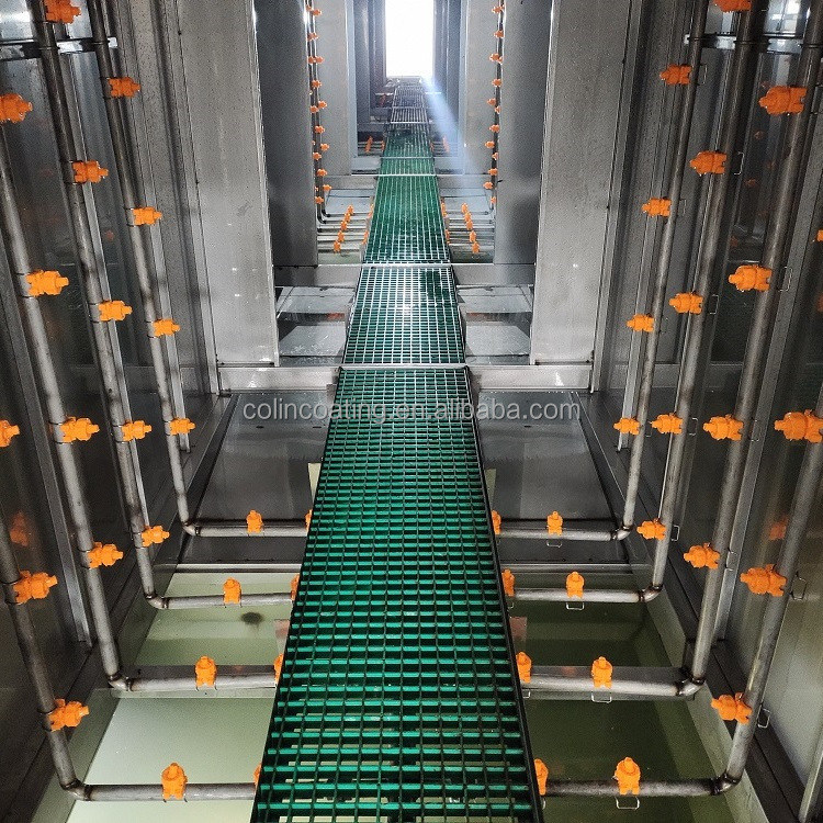 Pretreatment Colour Coating Line Automated Powder Coating Line With ...