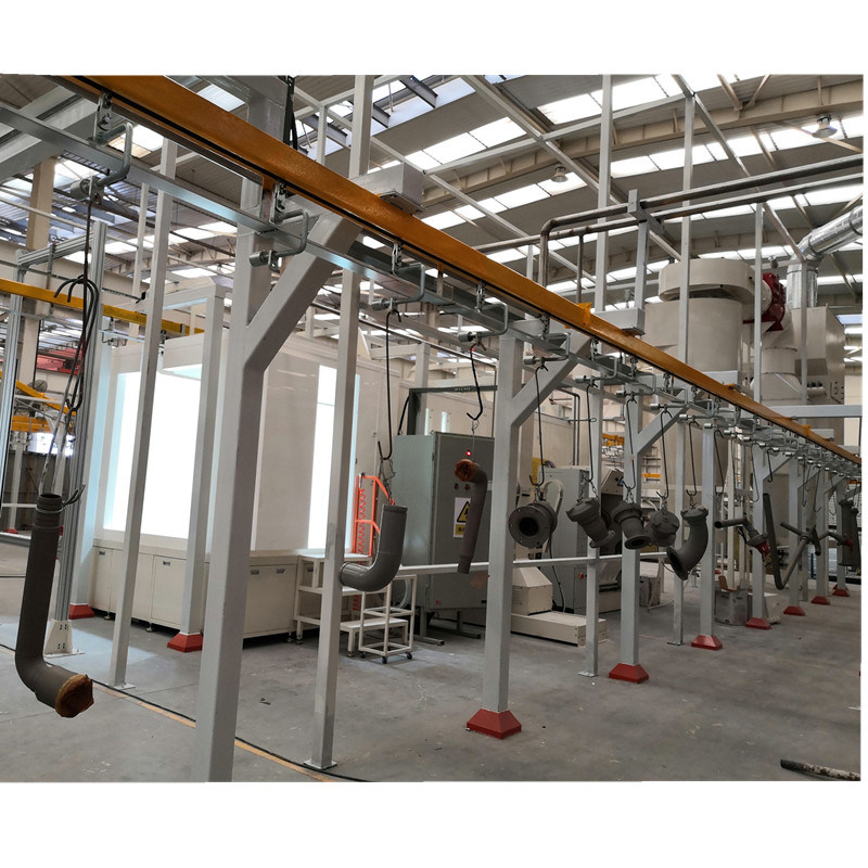 SUS304 Electrostatic Horizontal Powder Coating Line 380V 220V