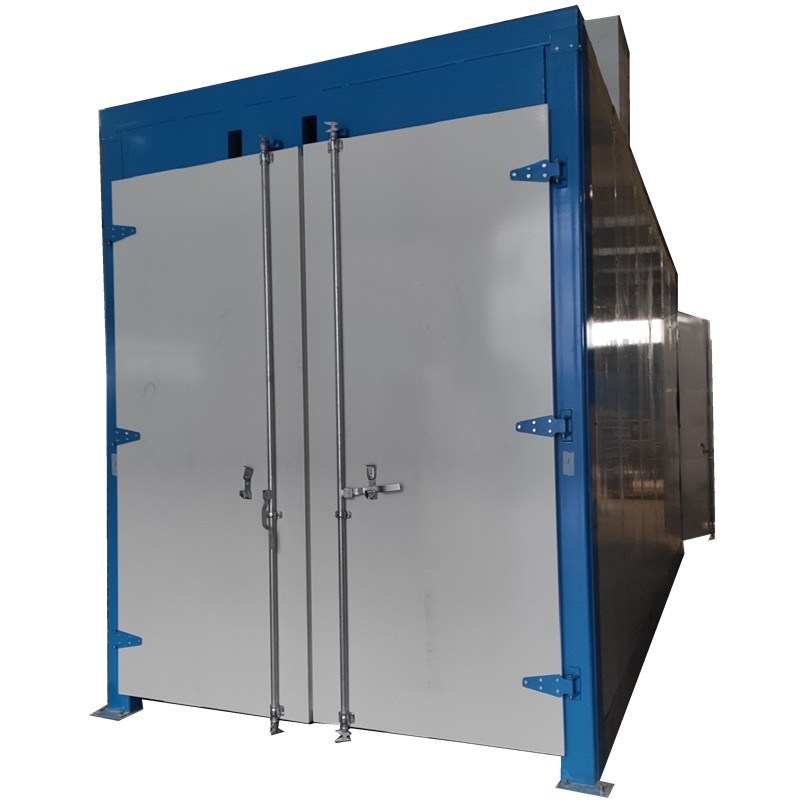 Rock Wool Panel Powder Coating Oven And Booth For Aluminium Profiles